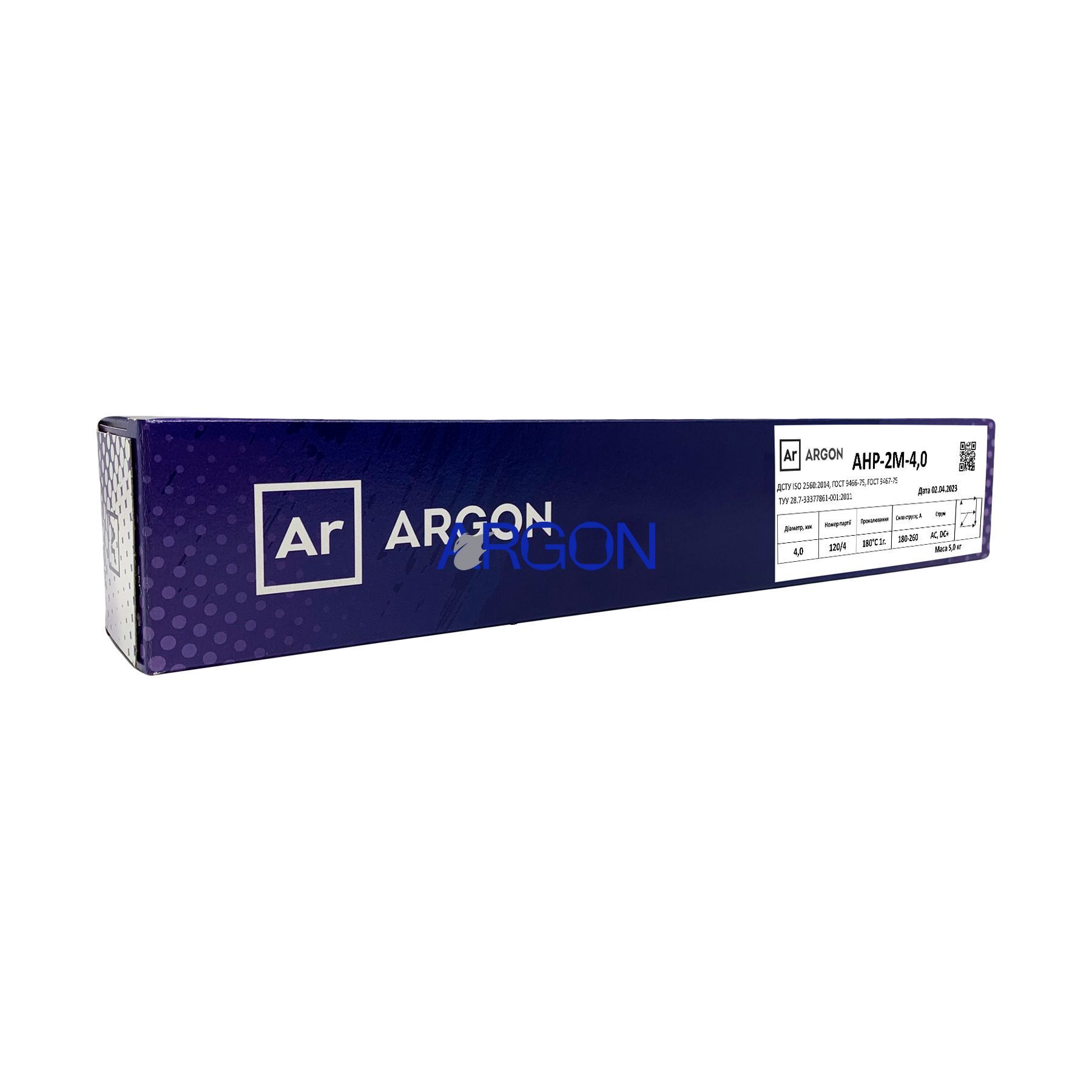 Купить Сварочные электроды АНР-2М ф 4,0 мм “Argon” (упаковка 5кг) Ar ...
